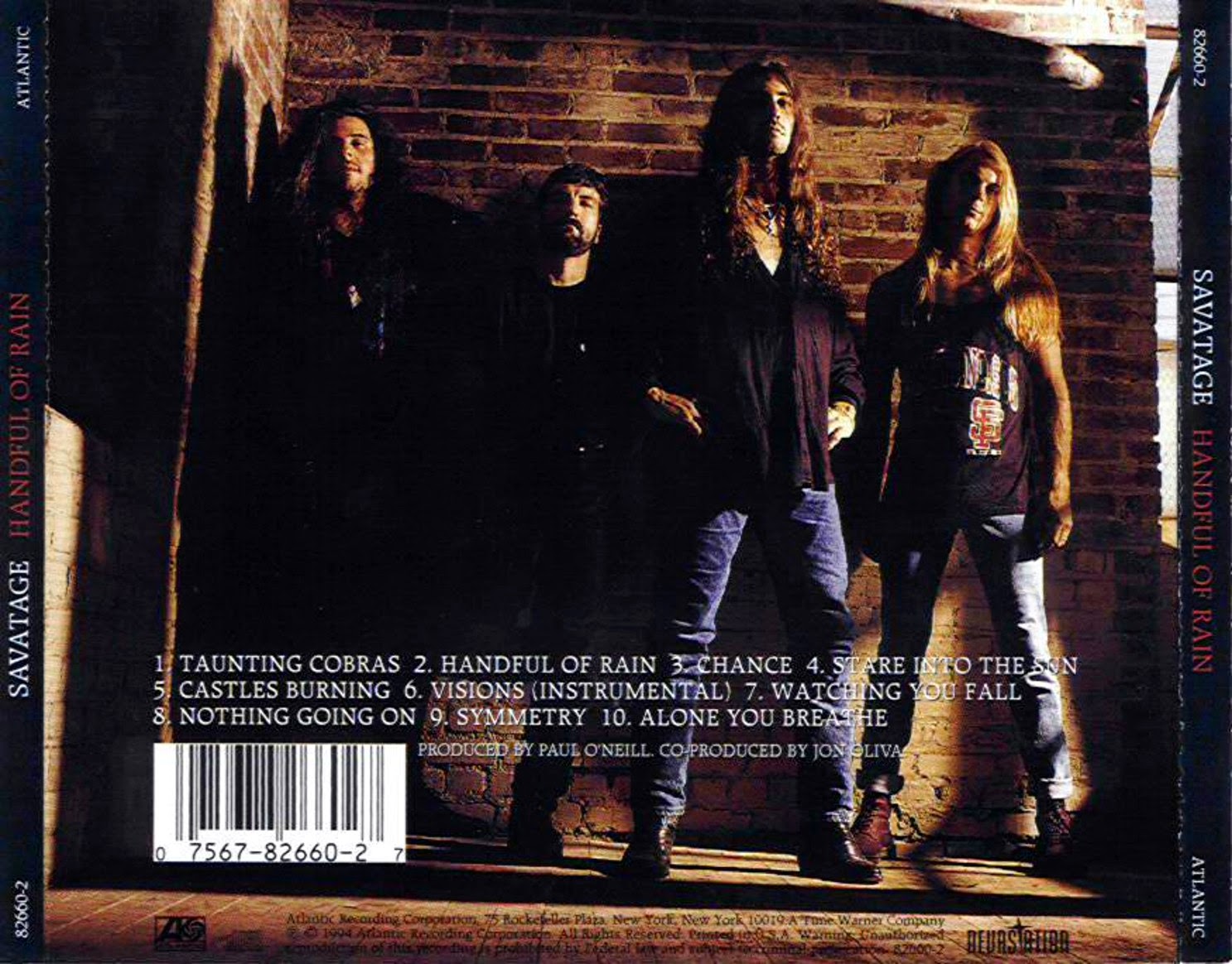 WHERE METAL RULES: SAVATAGE - HANDFUL OF RAIN (1994)