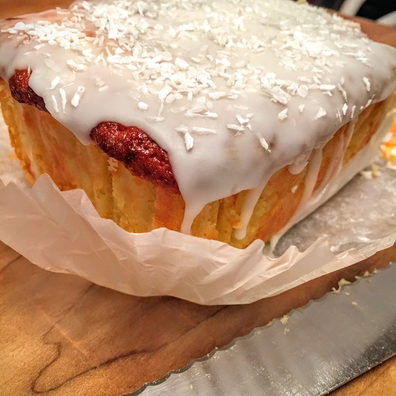 Babaduck: Coconut Lime Iced Loaf Cake