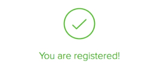 Successfully Registered