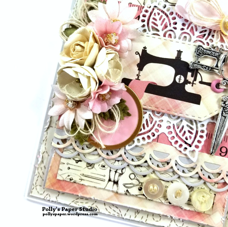 Really Reasonable Ribbon Blog: Vintage Inspired Sewing Themed Greeting Card