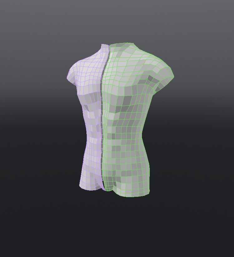 Art Blog: Anatomy Sculpt and Torso Topology