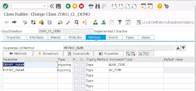 How to build global class in ABAP (SE24) and Calling Class in report ...