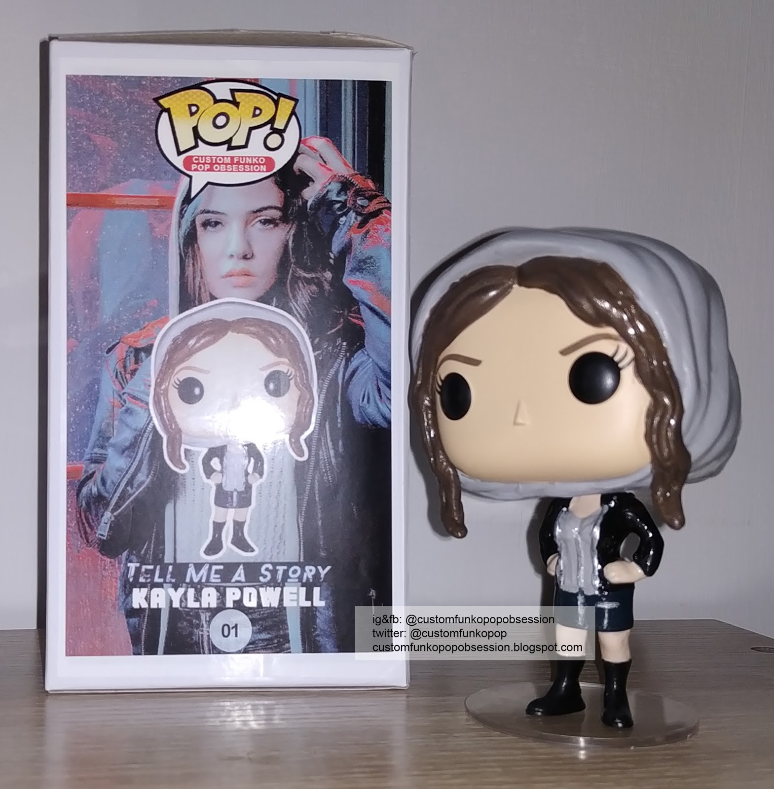 Tell Me A Story Custom Funko Pop Of Kayla Powell