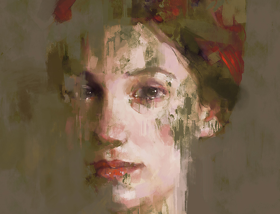 Dame 3 portrait - MICHELE PETRELLI | Contemporary Artworks