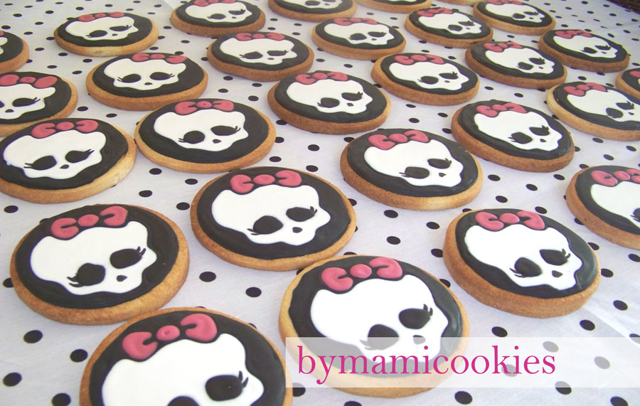 bymamicookies, DELICIOSAS GALLETAS DECORADAS: Galletas Monster High