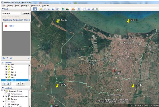 Cara Mengambil Citra Google Earth Dilengkapi Koordinat ArcGIS