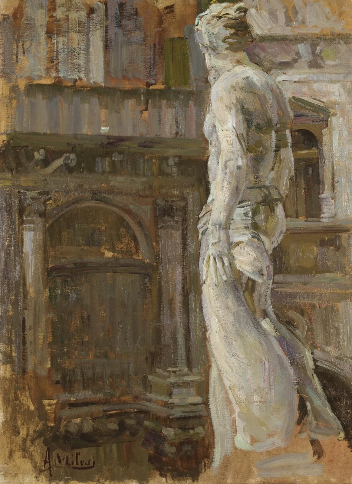 Alessandro Milesi (Genre painter, 1856-1945) | Tutt'Art@ | Pittura ...