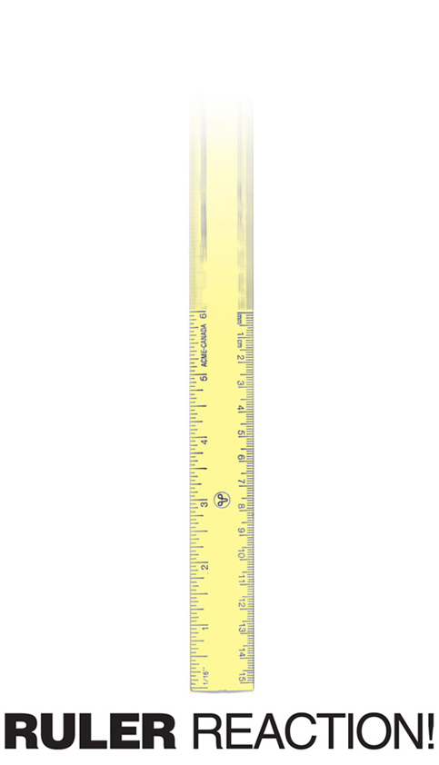 E is for Explore!: Ruler Reaction