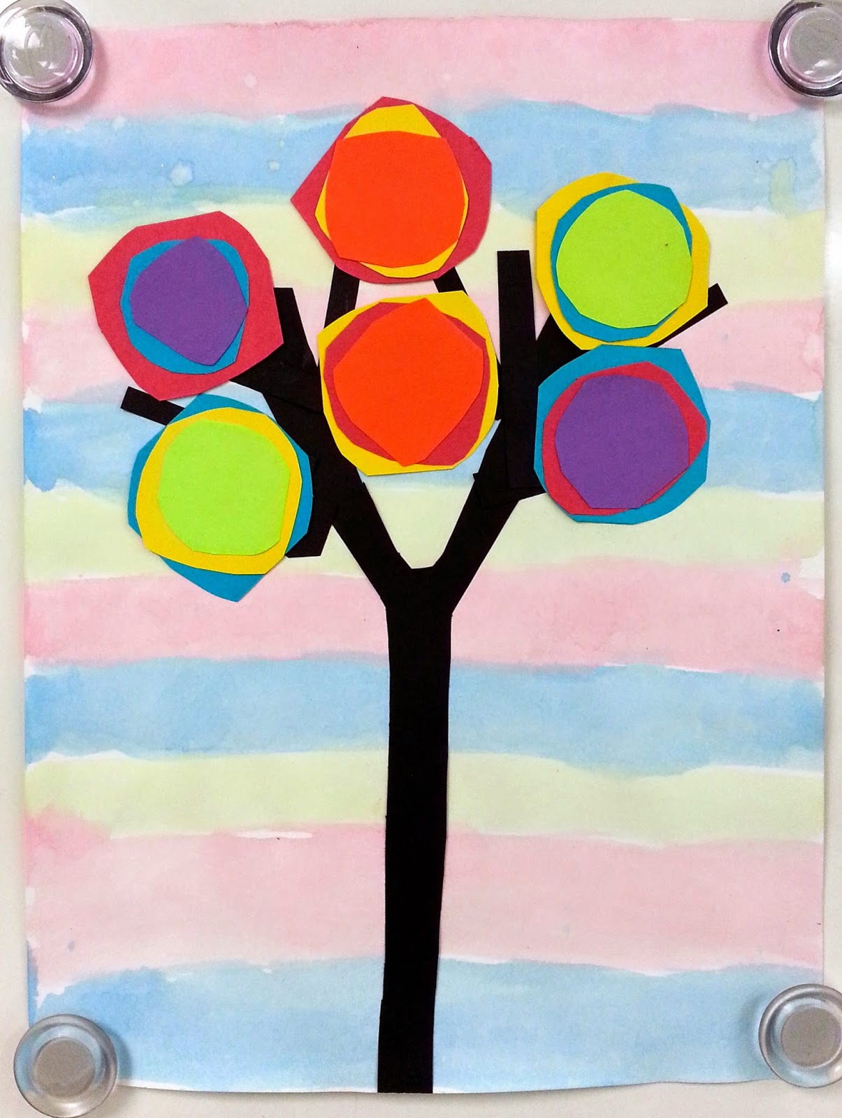 Color Mixing Trees (1st) | Art with Mrs. Nguyen