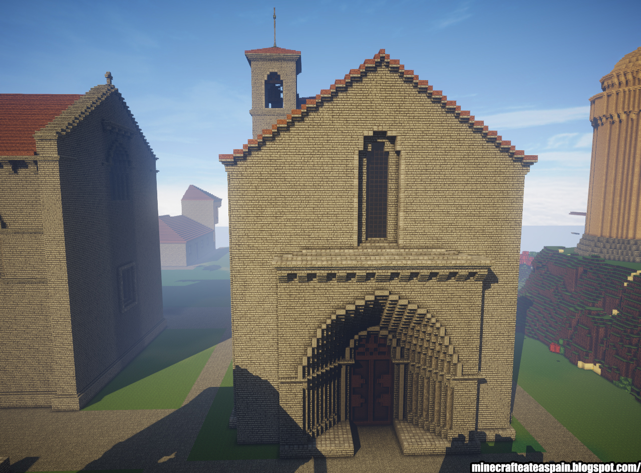Réplica Minecraft de la Iglesia de Santa María de Siones, Burgos, España.