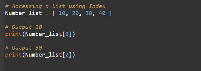 Geek4Tutorial.com: Lists in Python