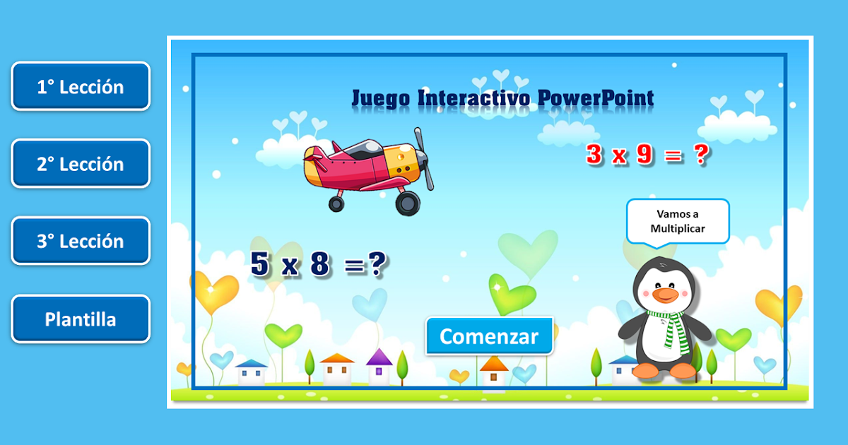 Curso Juego Interactivo PowerPoint - Vamos a Multiplicar