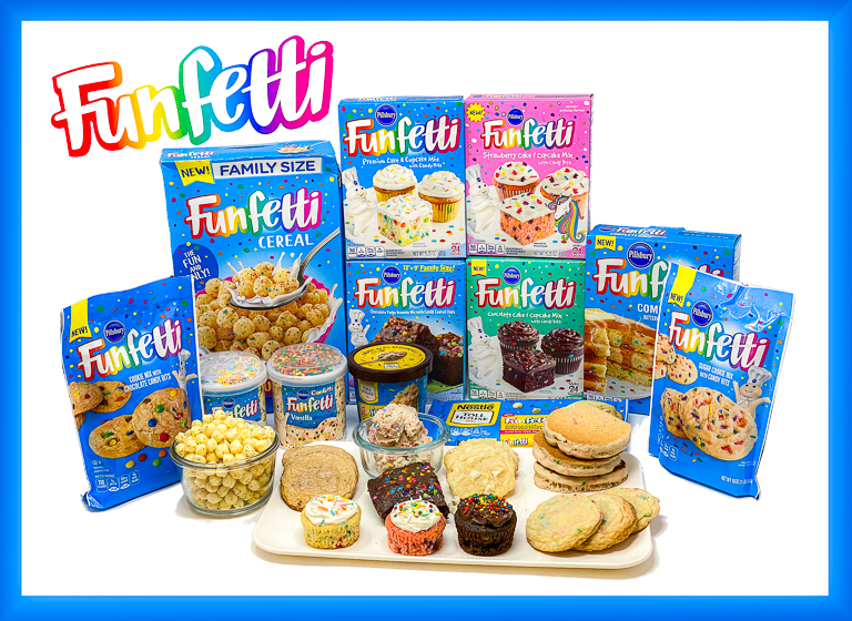 Tales of the Flowers: All the Funfetti Items I can find Taste Test ...