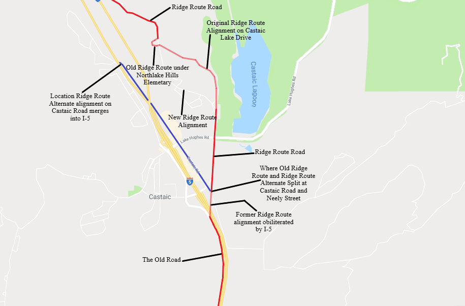 Legend of the Ridge Route; a history of crossing the mountains between ...