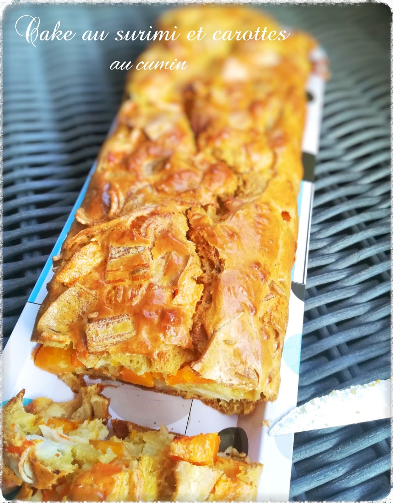 Cake au surimi et carottes au cumin au Thermomix | ~~ Thermomix & cie