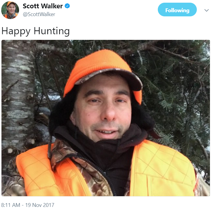DemoCurmudgeon: Walker's desperate Deer Hunting revival efforts helping ...