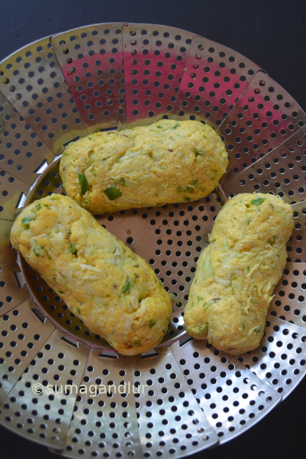 Veggie Platter: Doodhi Muthia / Lauki Muthia