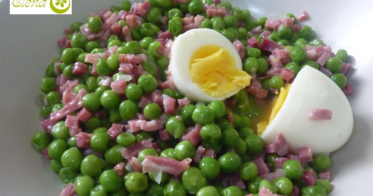 Los Postres de Elena: Guisantes con jamón