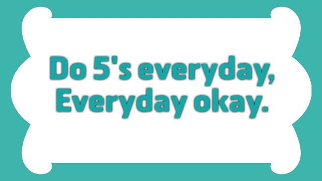 5s posters and slogan with images in english - Quality Management ...