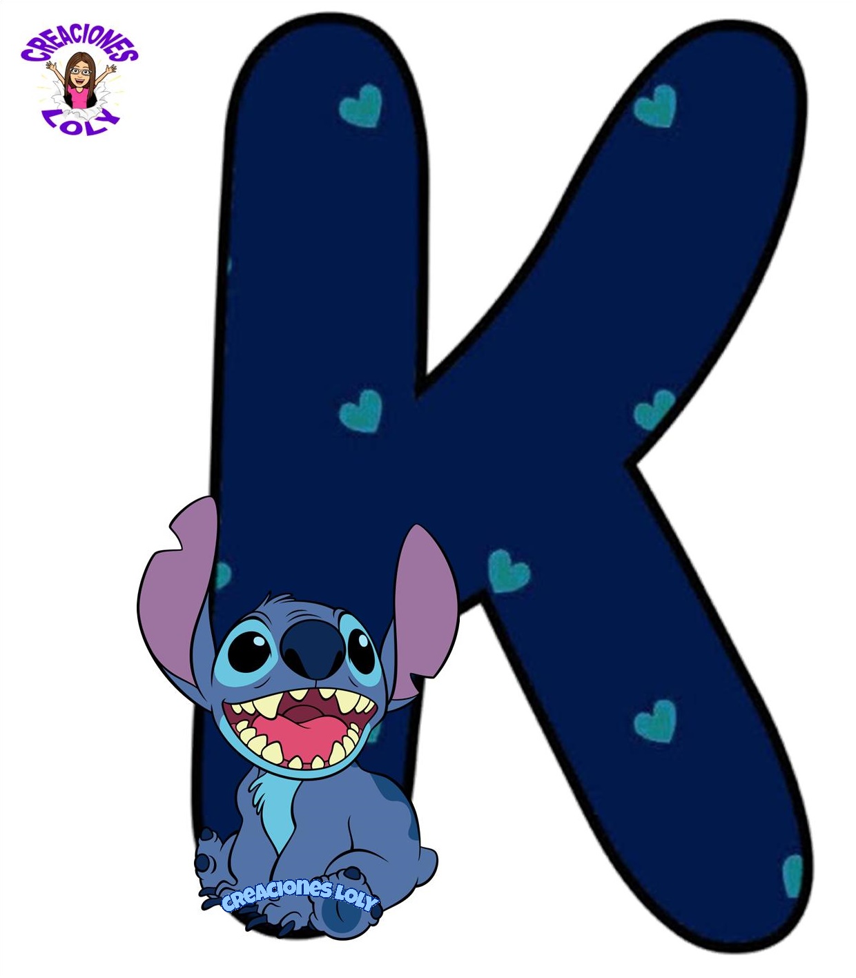 Creaciones Loly: Abecedario Stitch