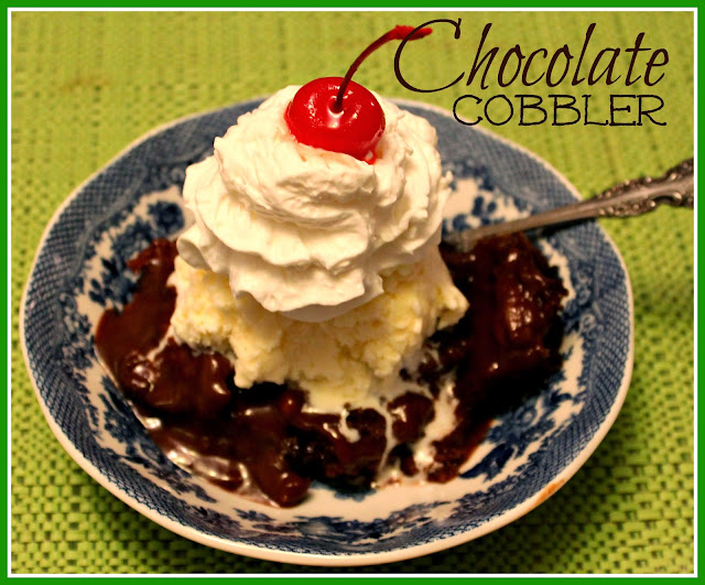 Sweet Tea and Cornbread: Chocolate Cobbler!