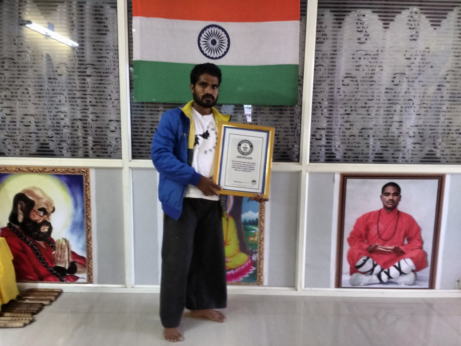 Indian Kung-Fu Warrior Monk Training School of Master Prabhakar Reddy ...