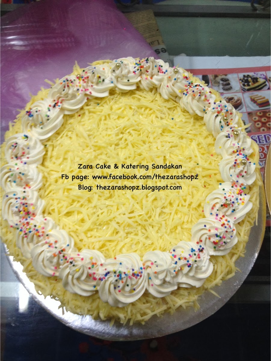 The Zara Shopz: Kek Snow Cheese Tempahan Encik Pg. Rahim dari Mahkamah ...