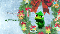 Merry christmas with pascal ~ wallpapers for Disney tangled wallpaper