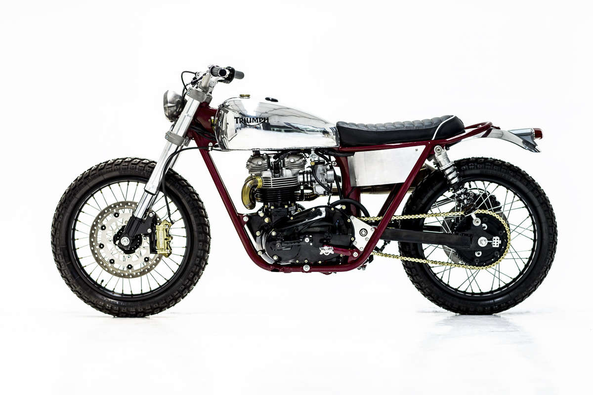 Triumph T140 Tracker | Herencia custom garage - RocketGarage - Cafe ...