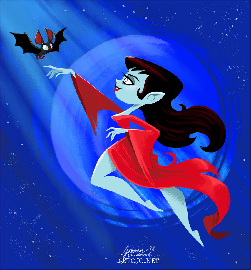 Joanna Davidovich's Art & Animation Blog: Vampire Lady