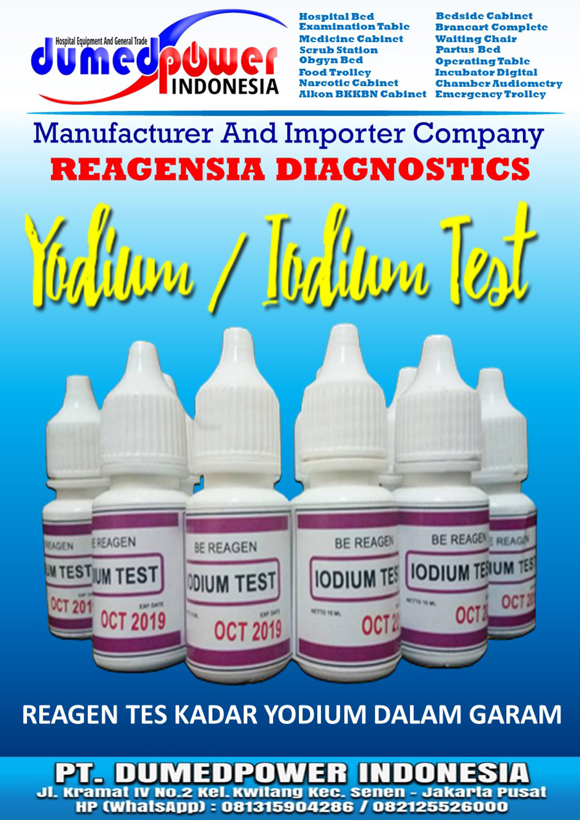 IODIUM TEST/ YODIUM TEST | Jual Reagen Tes/ Uji Garam Beryodium ...