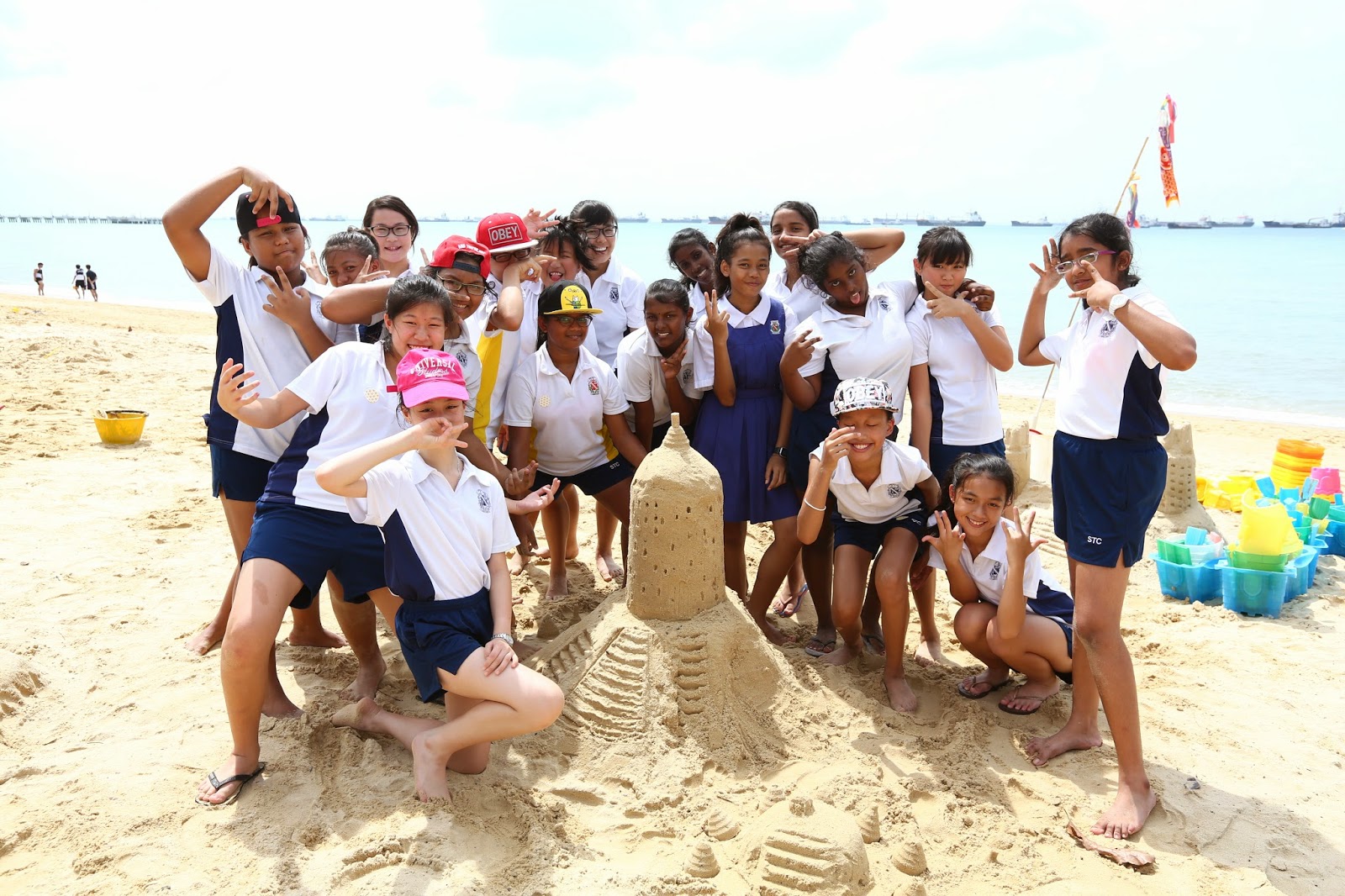 CHIJ STC Sec 1 EFL: Sec 1R Building Castles @ ECP