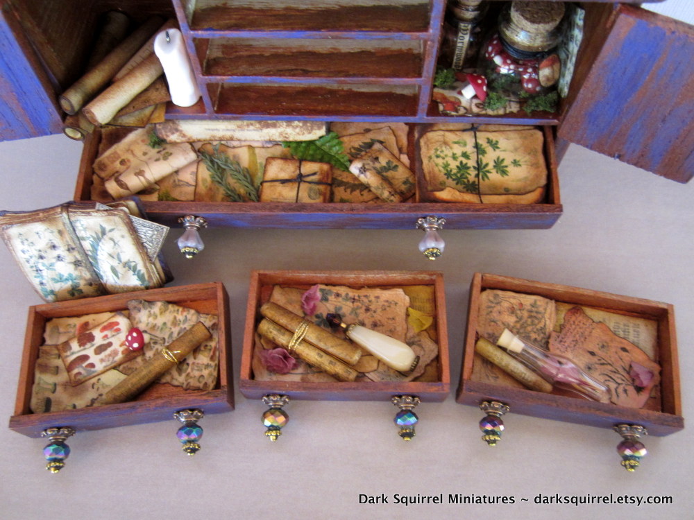 Dark Squirrel's Miniature Asylum ~: The Herbalist and some updates...