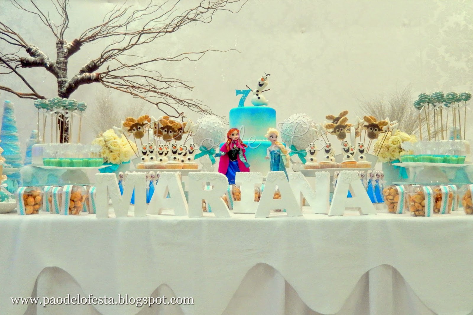 Pão de Ló - festa criativa: Festa Frozen