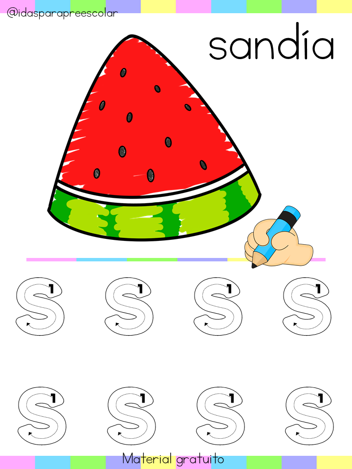 TRAZO DE LETRAS MINÚSCULAS DEL ABECEDARIO