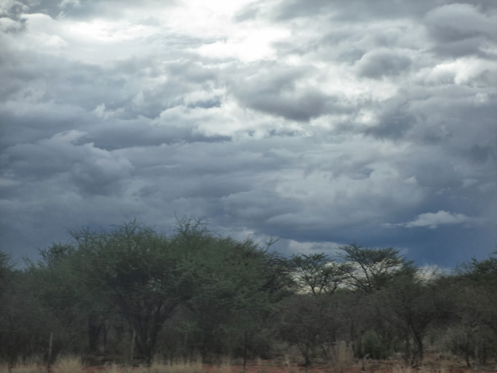 Loletta in Namibia: Back to Kalkfeld- a storm rising