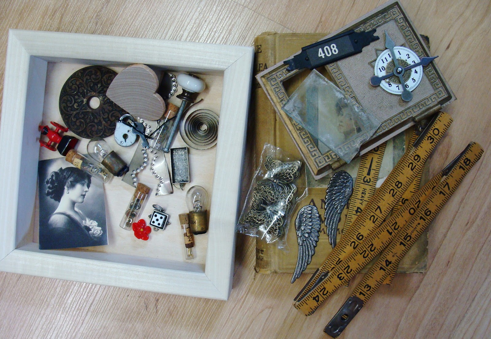 My Art Journal: Home Sweet Home--Assemblage Style