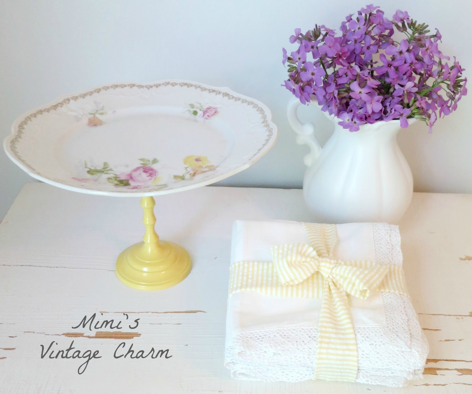The Cottager: DIY: Cake Plate