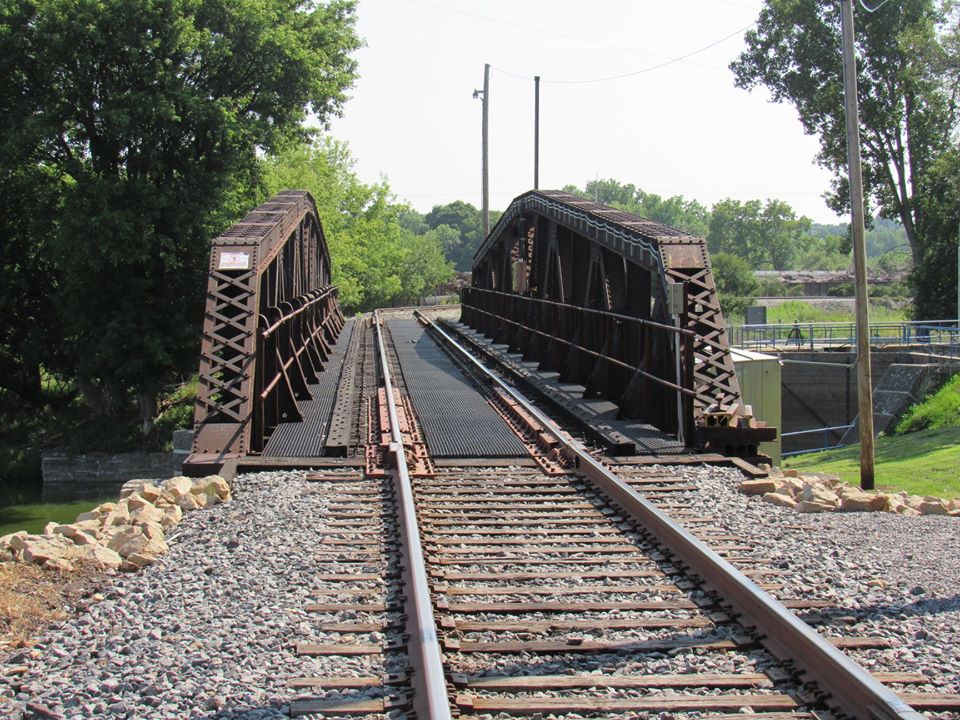 Industrial History: CN/C&NW Bridge over Fox River navigation channel in ...