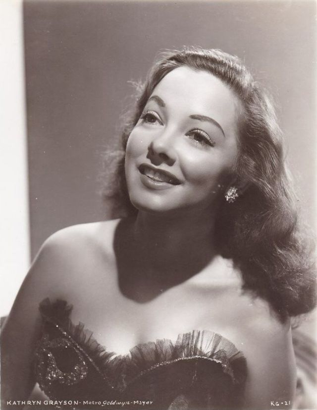 40 Gorgeous Photos of a Young Kathryn Grayson in the 1940s ~ Vintage ...