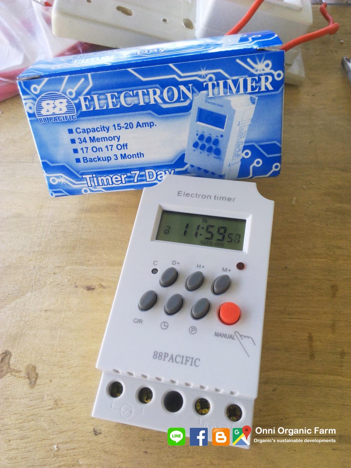 DIY BY KASETAKORN : รีวิว Digital timer:Electron Timer,88Pacific