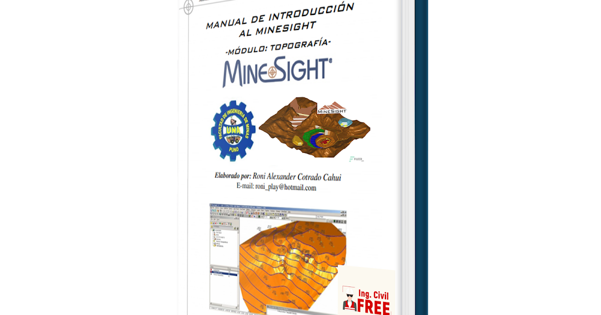 Manual de Introducción al MINESIGHT - Módulo: Topográfico ...