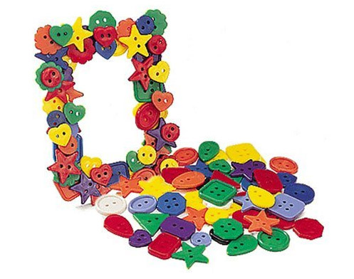 Button Shape Sorting Center- and a Freebie!