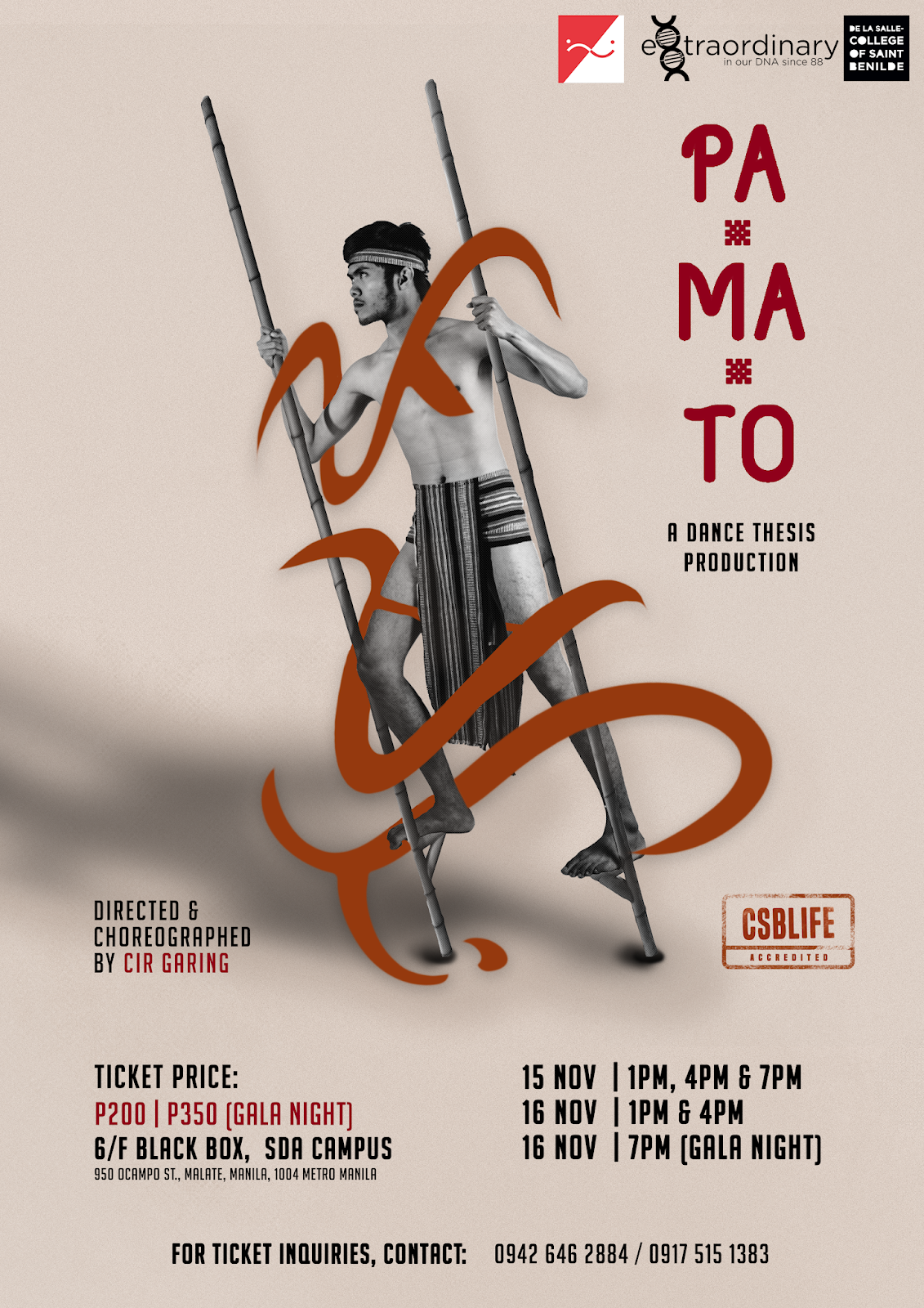 #TheaterPH - PAMATO, A Dance Thesis Production On Indigenous Filipino ...