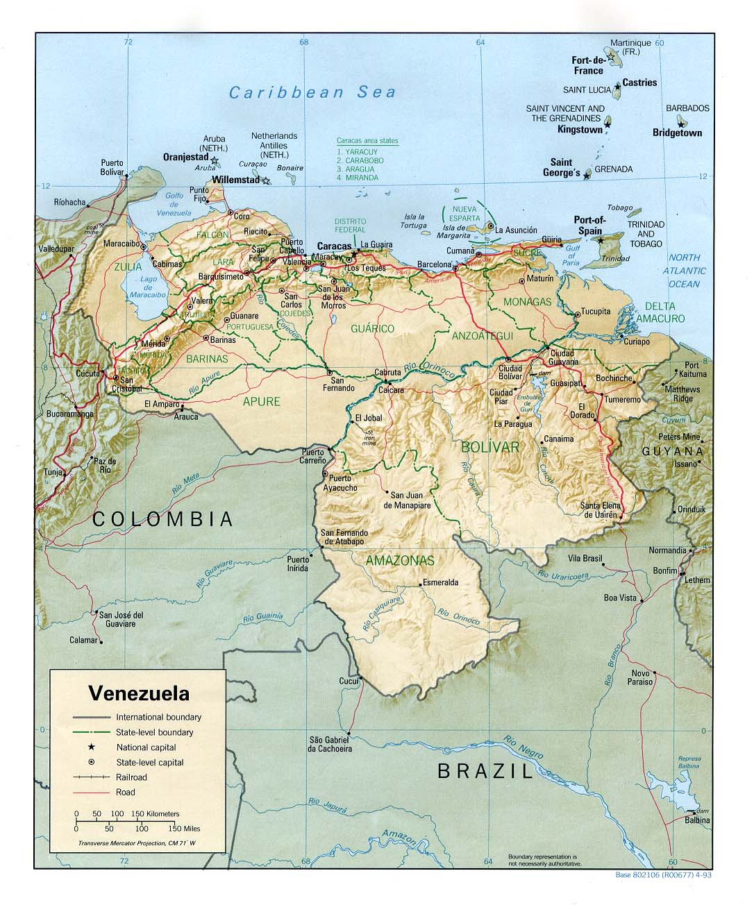 Venezuela | Mapas da Venezuela