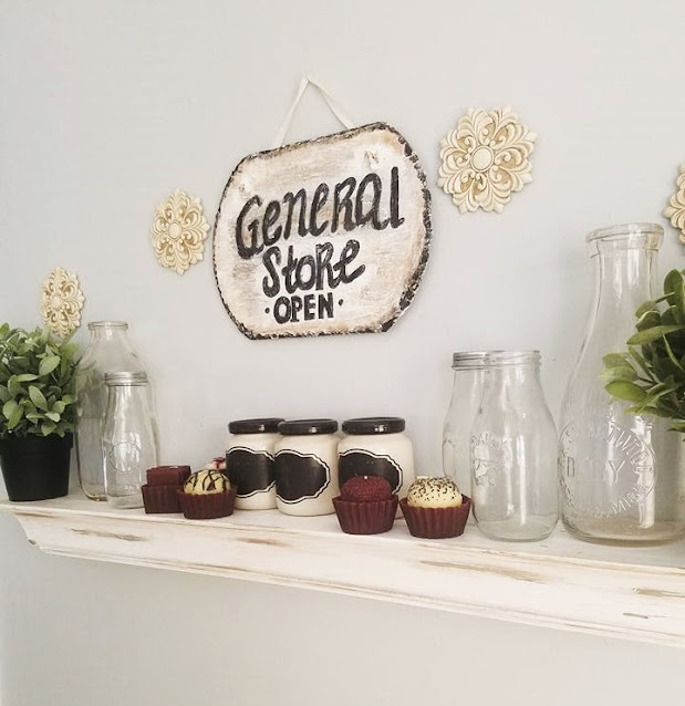 The Quaint Sanctuary: { DIY Simple Farmhouse -General Store- Sign }
