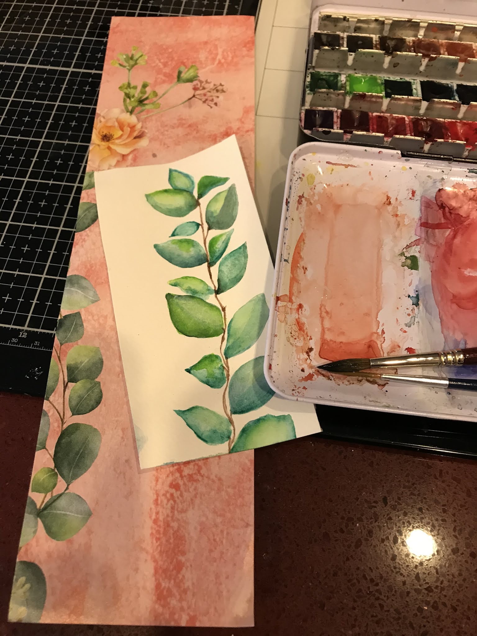 Joyce’s Creations: Hand Painted Card