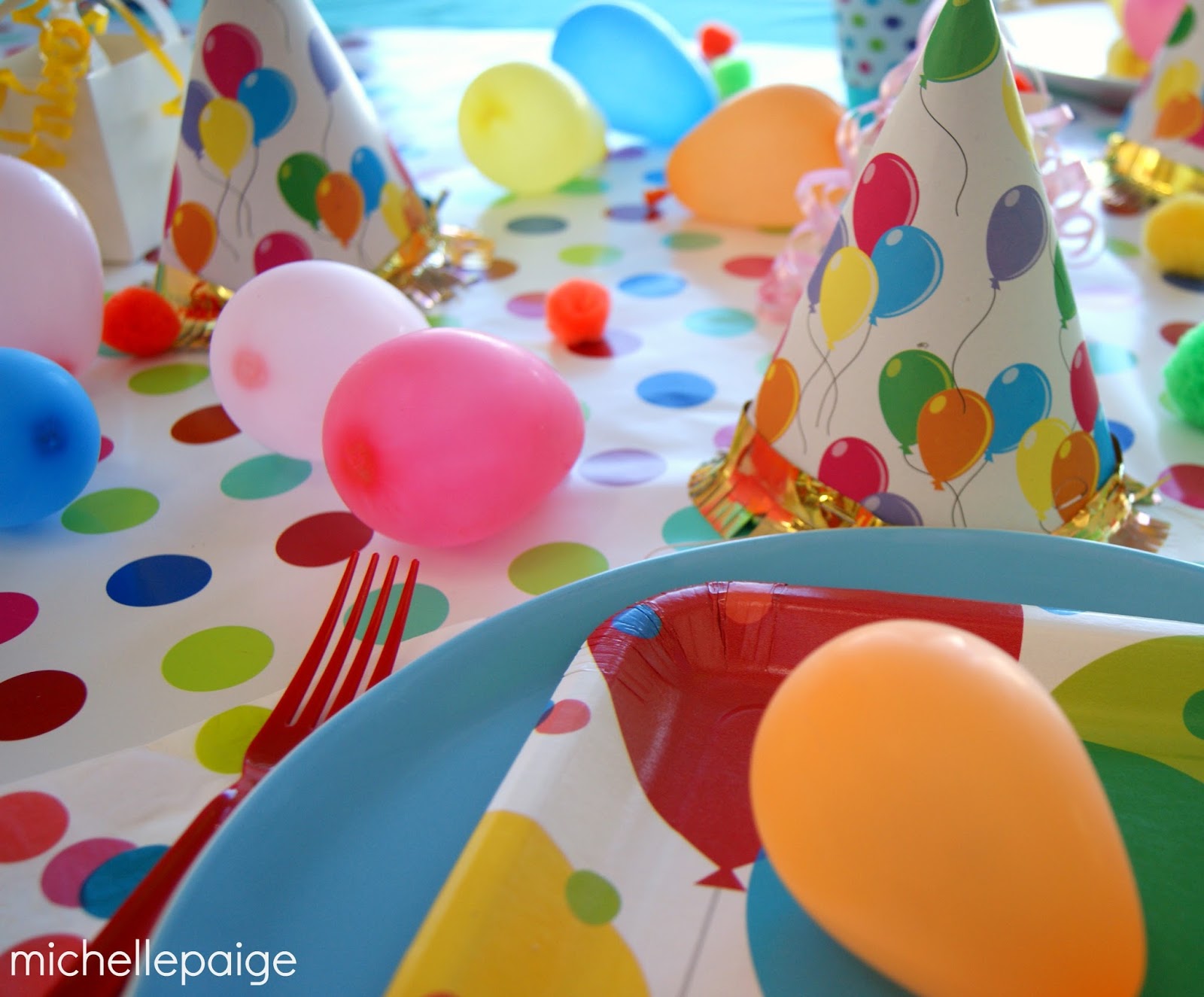 michelle paige blogs: Bright and Colorful Balloon Party