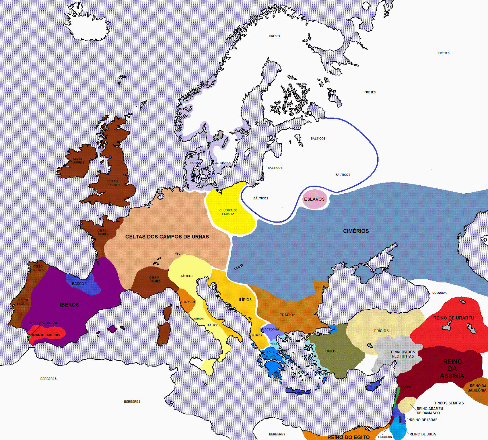 EUROPA HISTÓRICA: EUROPA - 800 aC